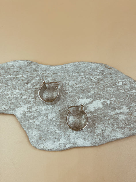 Small Tamara Hoops in Silver Tone – Shop Lune Global Private Limited