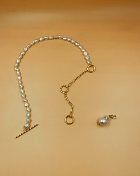 Classic Toggle Pearl Necklace – Shop Lune