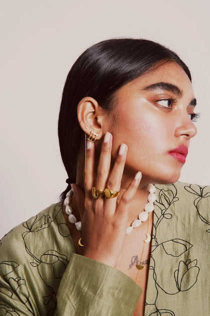 Hail Pearl Cage Studs – Shop Lune Global Private Limited