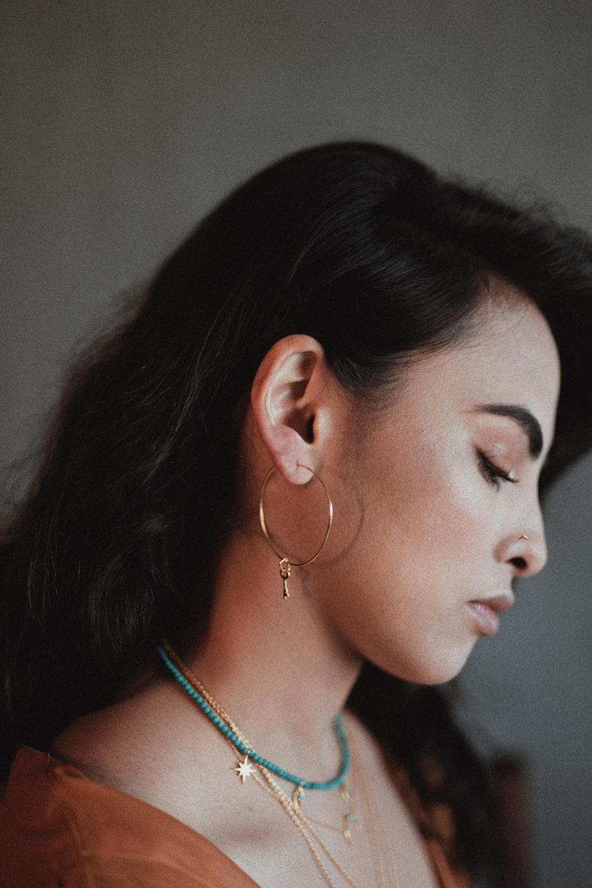 Miniature Crescent Moon Nose Pin – Shop Lune Global Private Limited